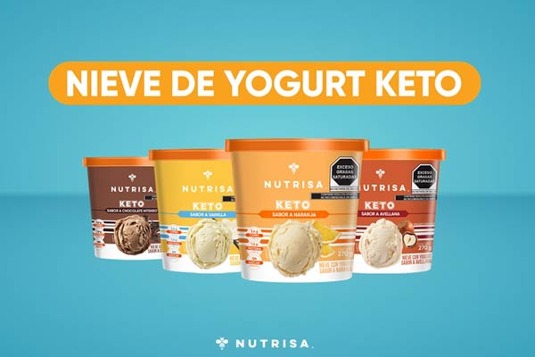 Nutrisa presenta su primera nieve de yogurt Keto
